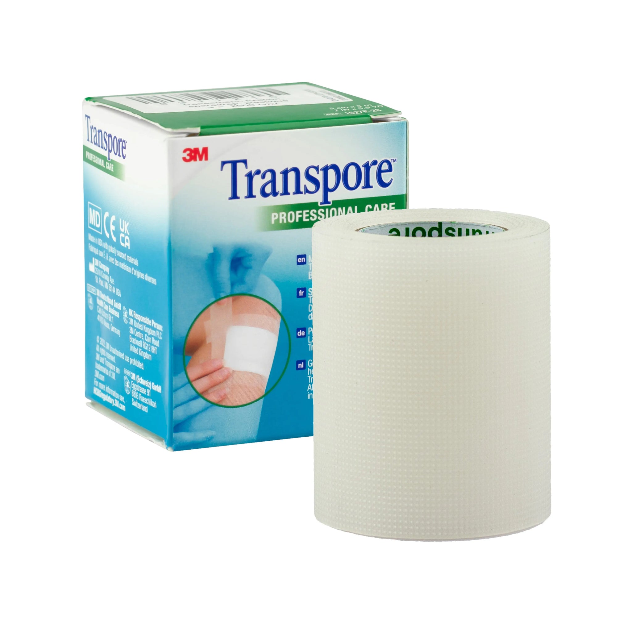 3M Transpore Surgical Tape (5cm x 5m) | Medical Tape | Vyne