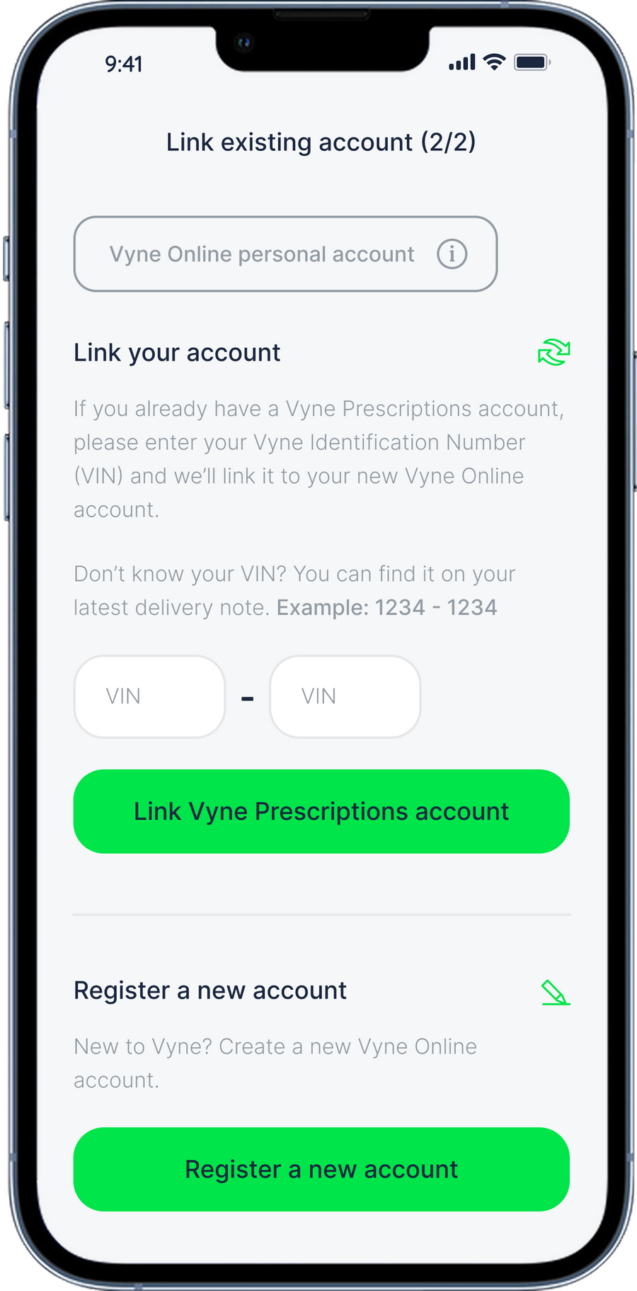 Vyne Help Centre | Step 6: Tracking Your Patient’s Order | HCP Guides