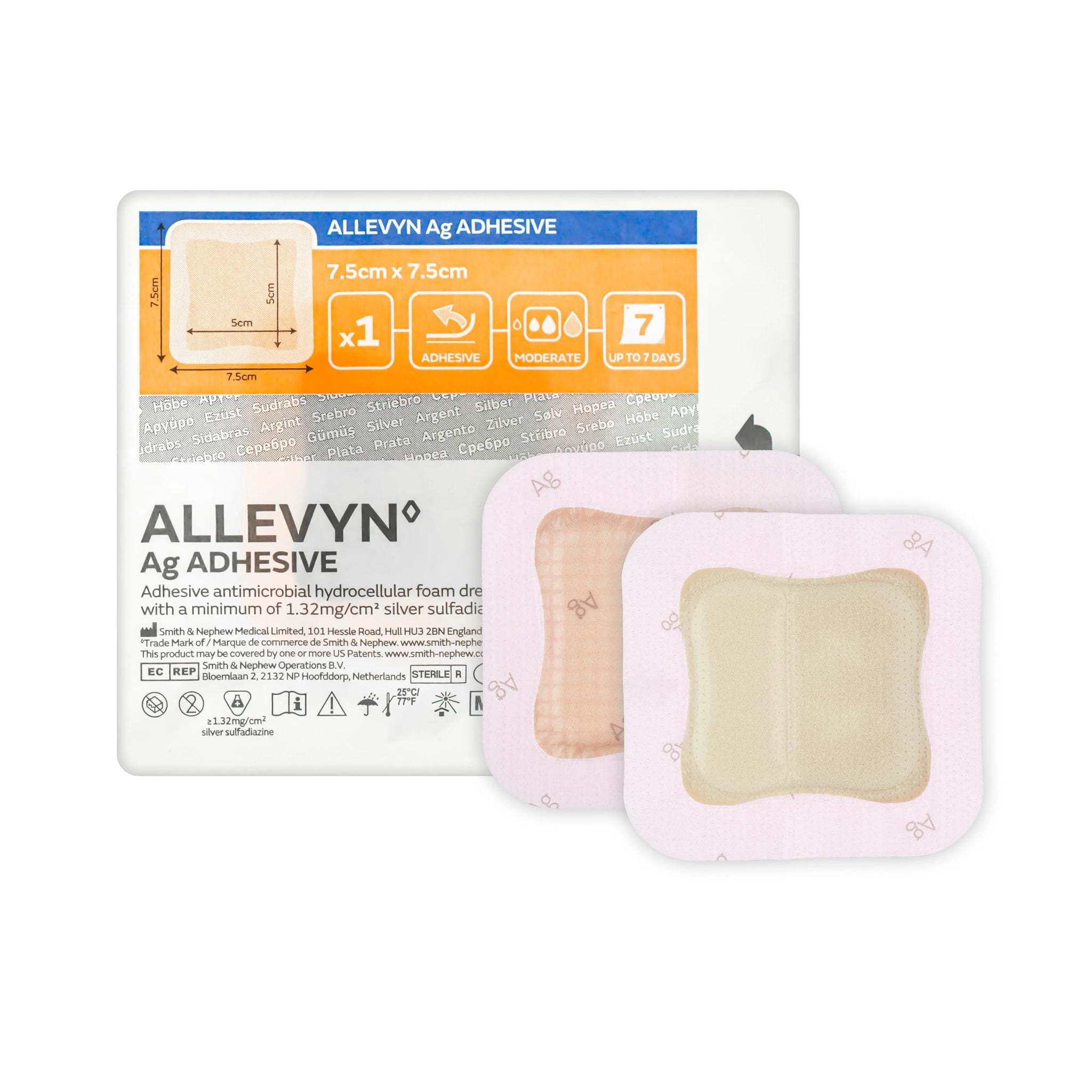 Allevyn Ag Adhesive Dressing - Strong Adhesive (x1 or 10) | Vyne