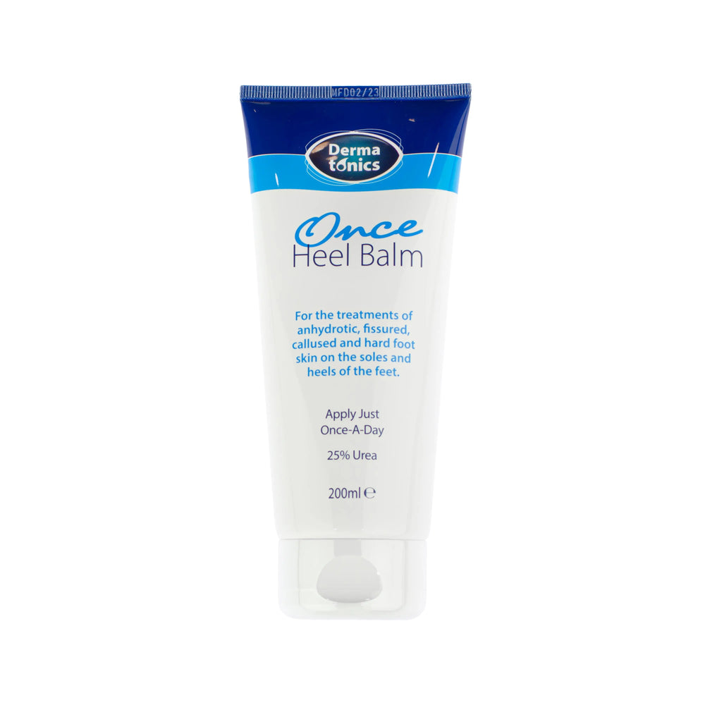 DermaTonics Once Heel Balm - Hard Foot Skin Treatment (200ml) | Vyne