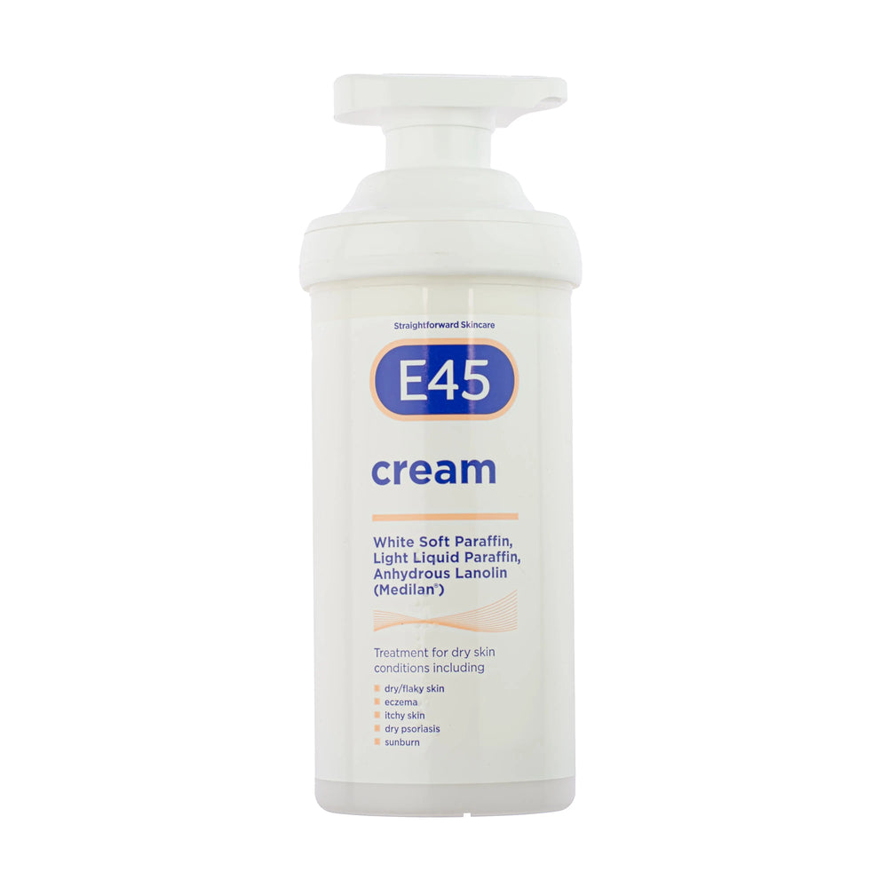 E45 Cream - For Dry Skin, Escema, Psoriasis, & Sunburn (500g) | Vyne
