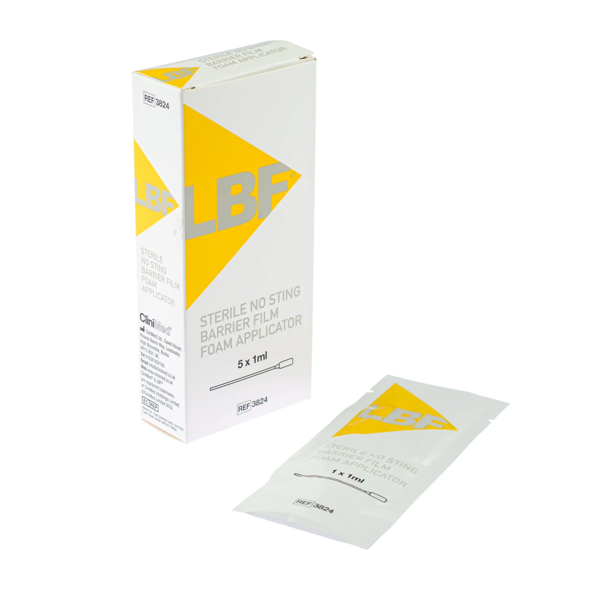 LBF Sterile Barrier Film Foam Applicators (1ml or 2ml) (x5) | Vyne