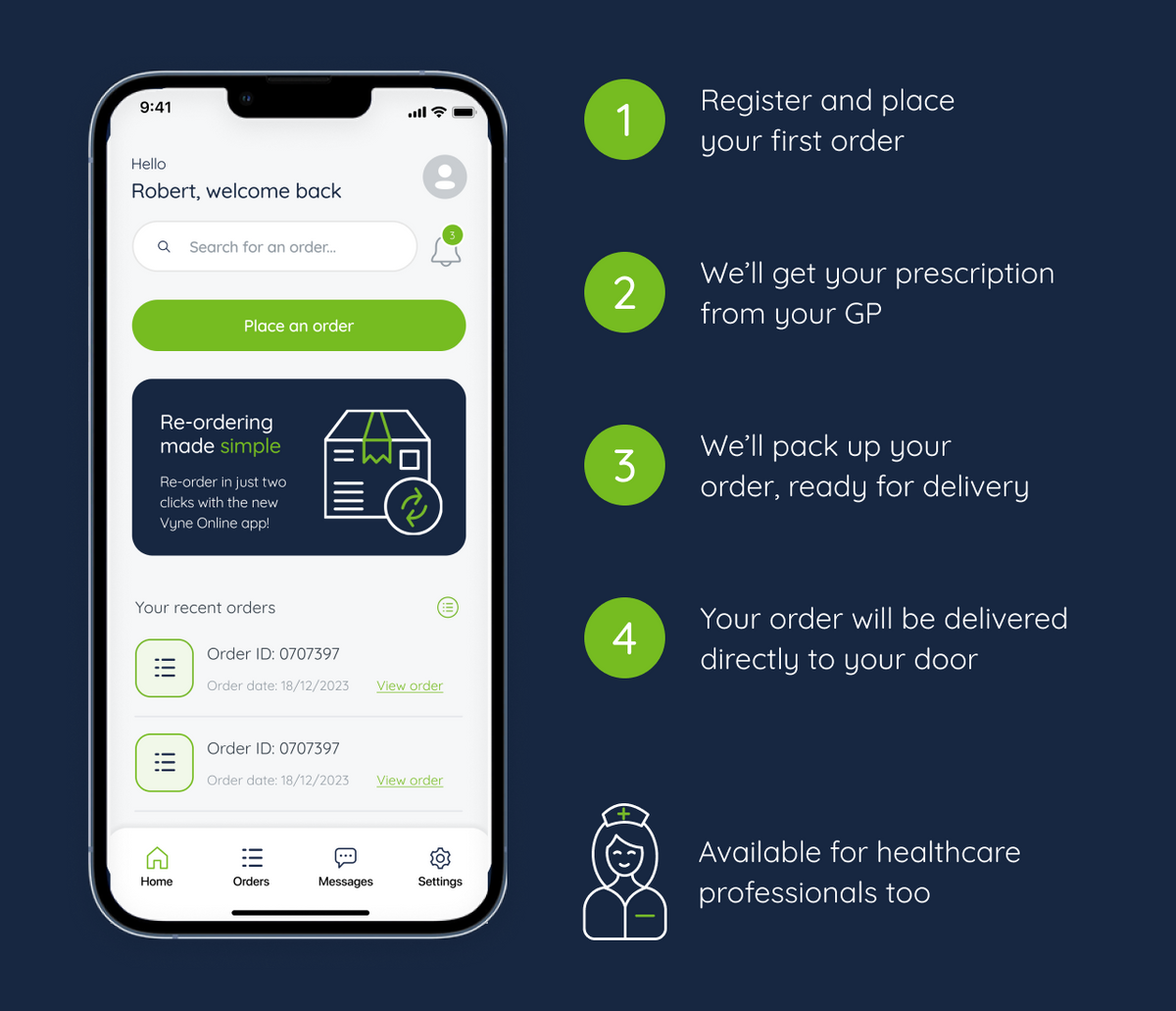 Vyne | Prescriptions, Shop, Medical Devices & Support