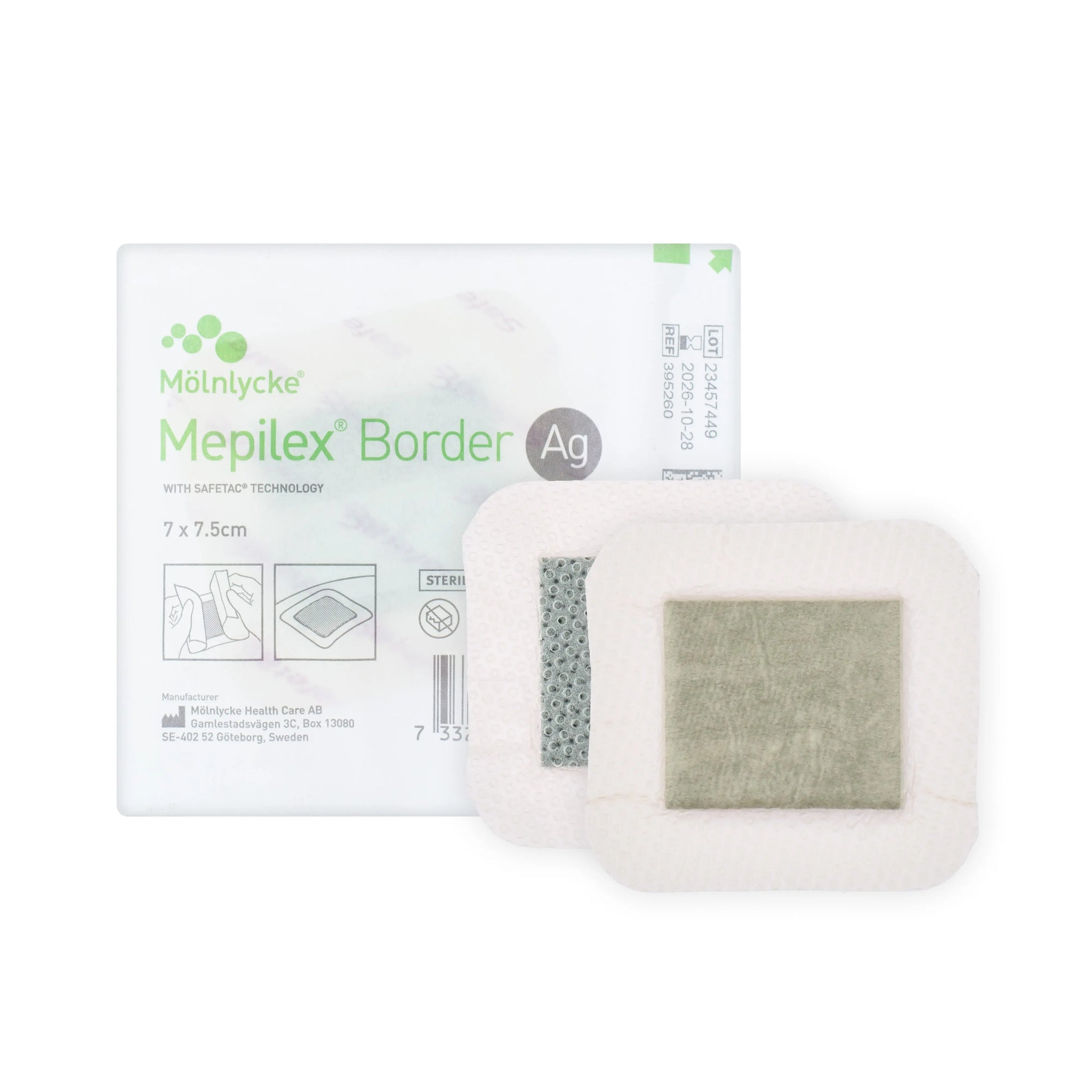 Mepilex Border Ag Dressing | Silicone Dressings | Vyne