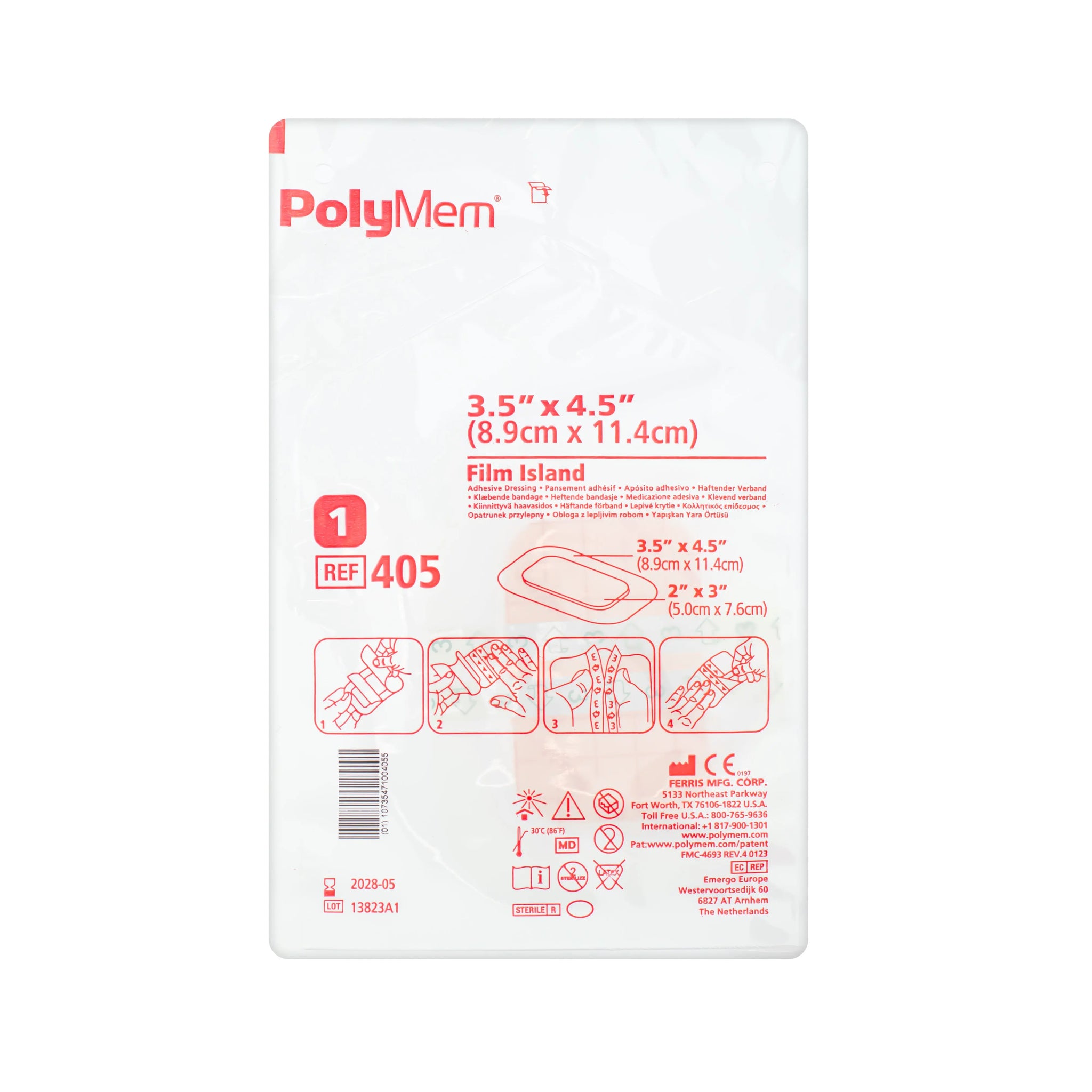 PolyMem Adhesive Polymeric Membrane Dressing | Vyne