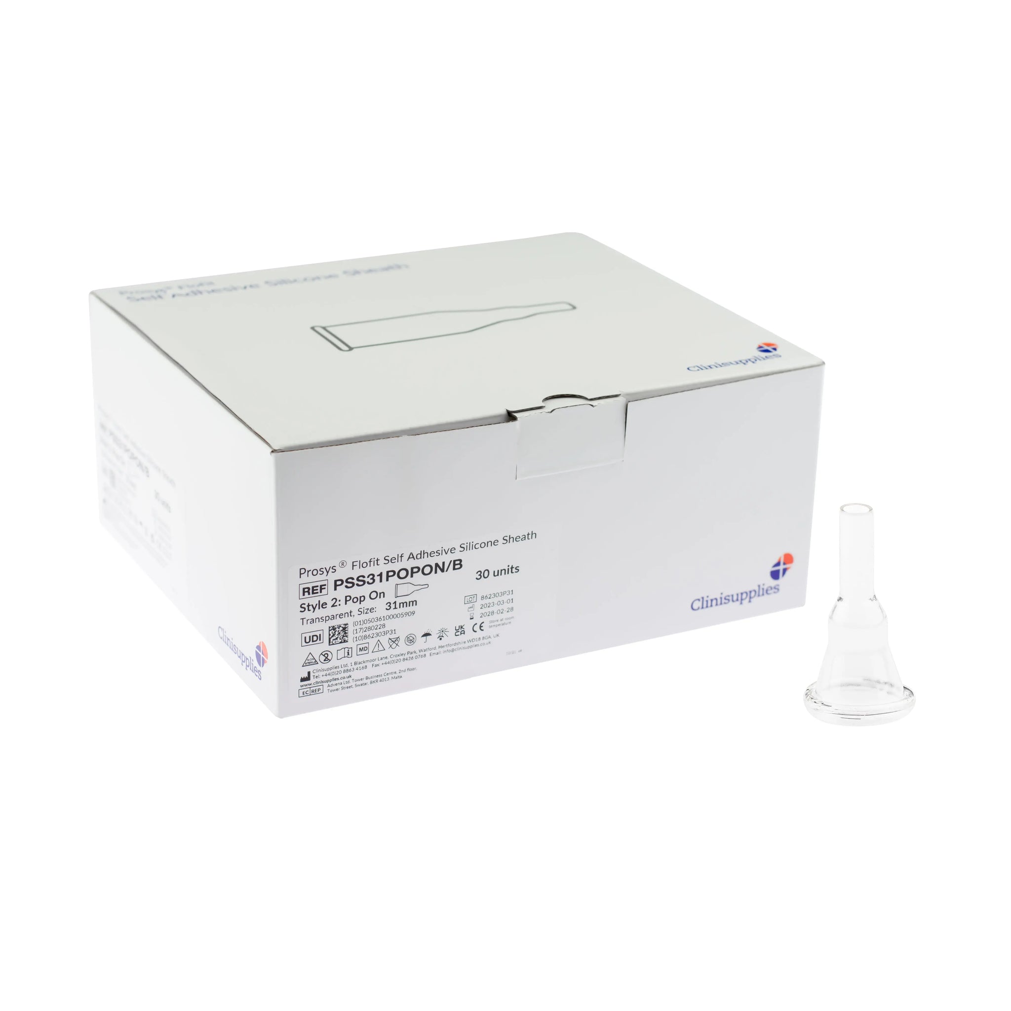 Prosys Flofit Urinary Sheath (x30) | Urinary Condom Catheters | Vyne