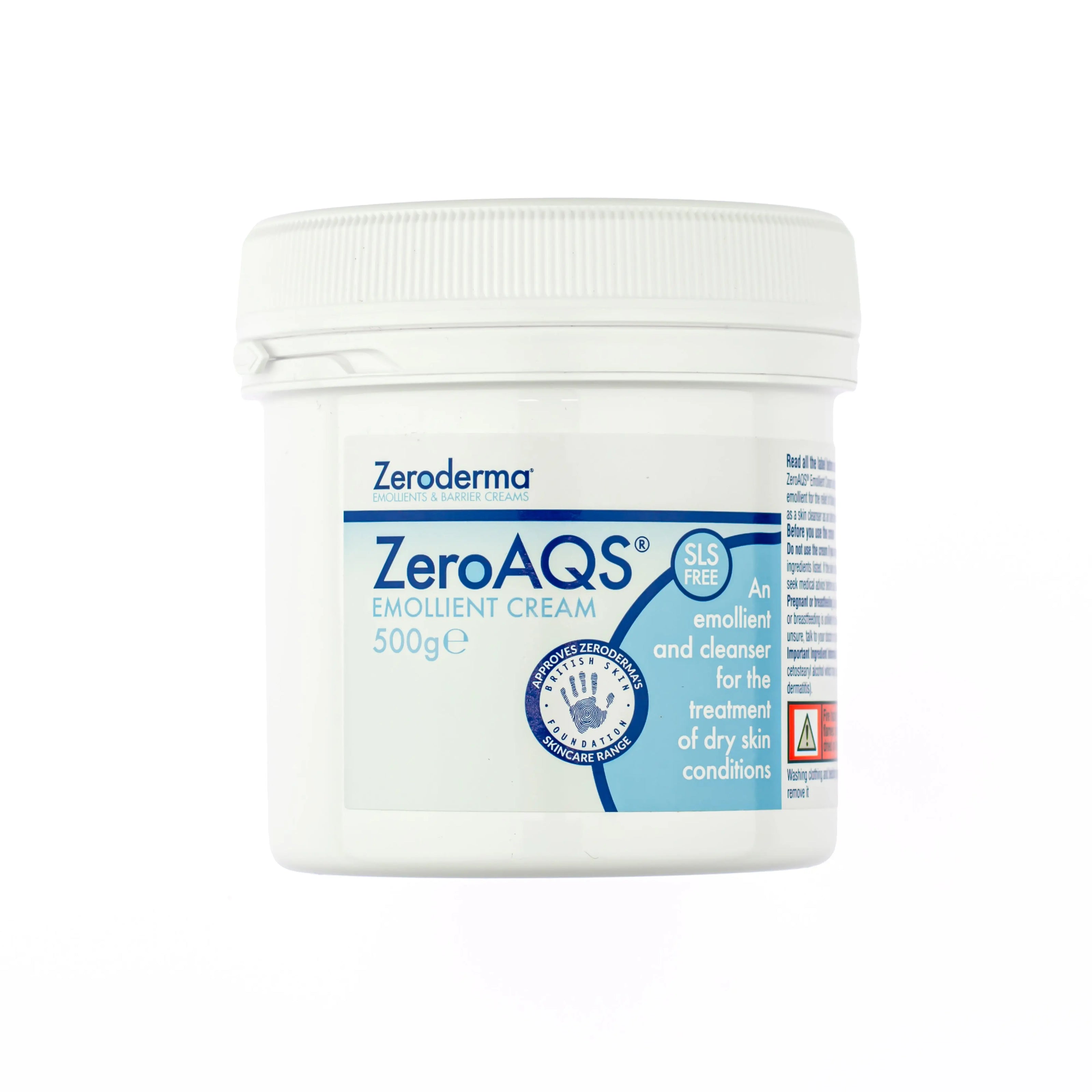ZeroAQS Emollient Cream - 2 in 1 Ointment & Cleanser (500g) | Vyne