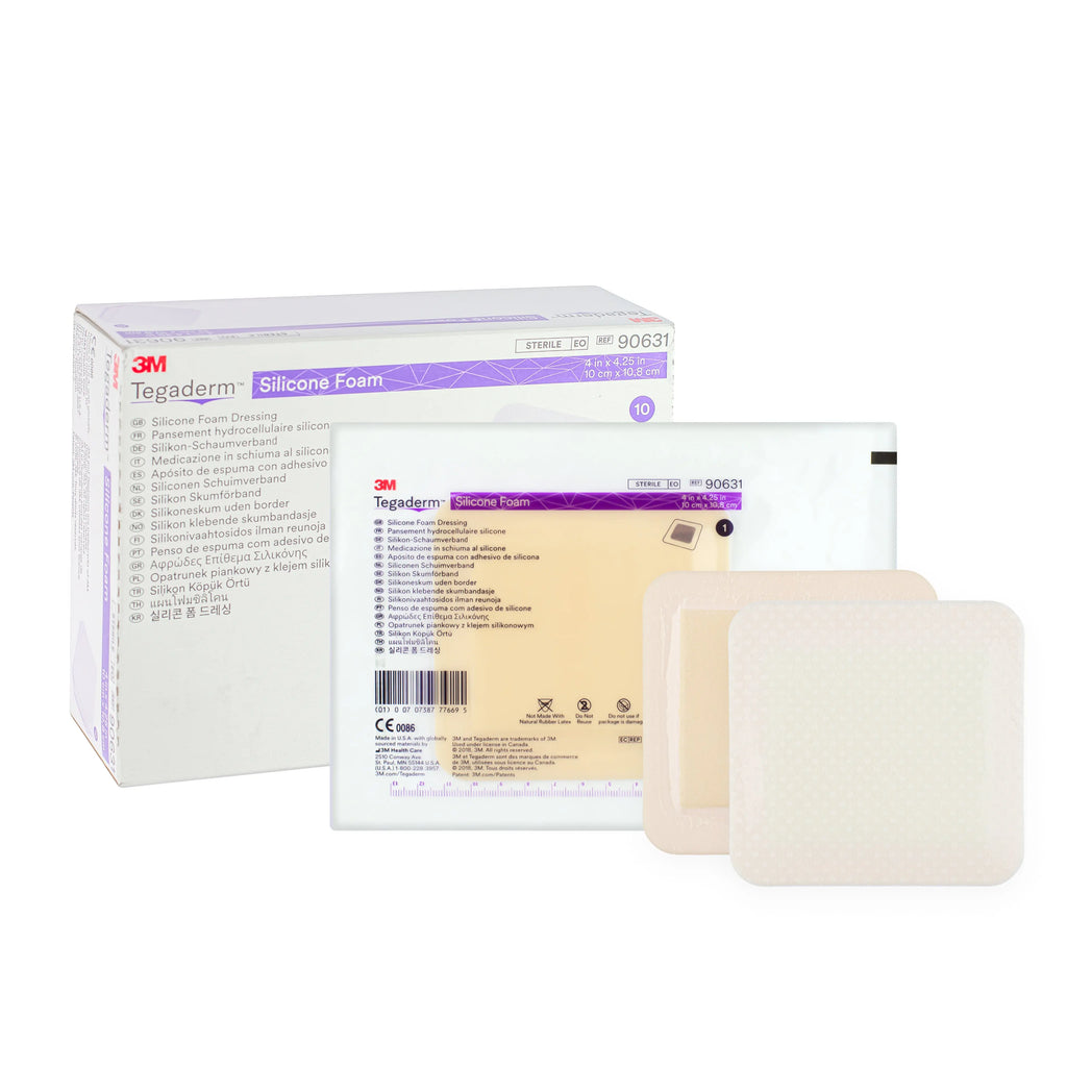 3M Tegaderm - Silicone Foam Dressing (10cm x 10.8cm) (x10) | Vyne