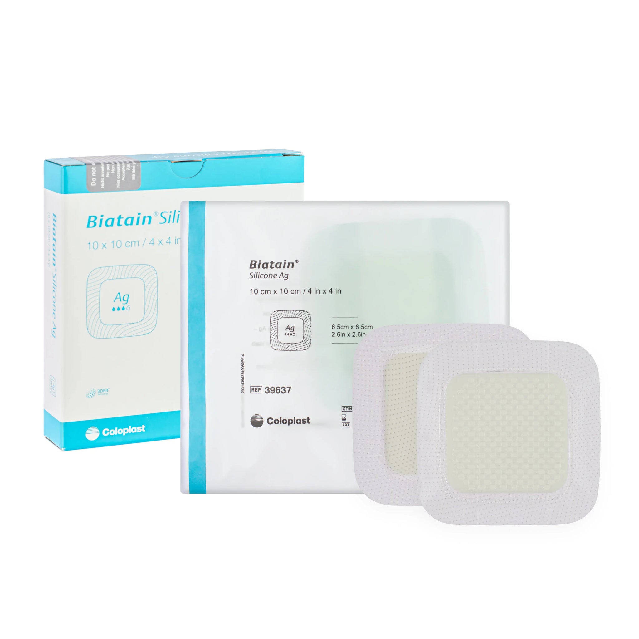 Biatain Silicone Ag Dressing - Silver Impregnated Foam Film | Vyne