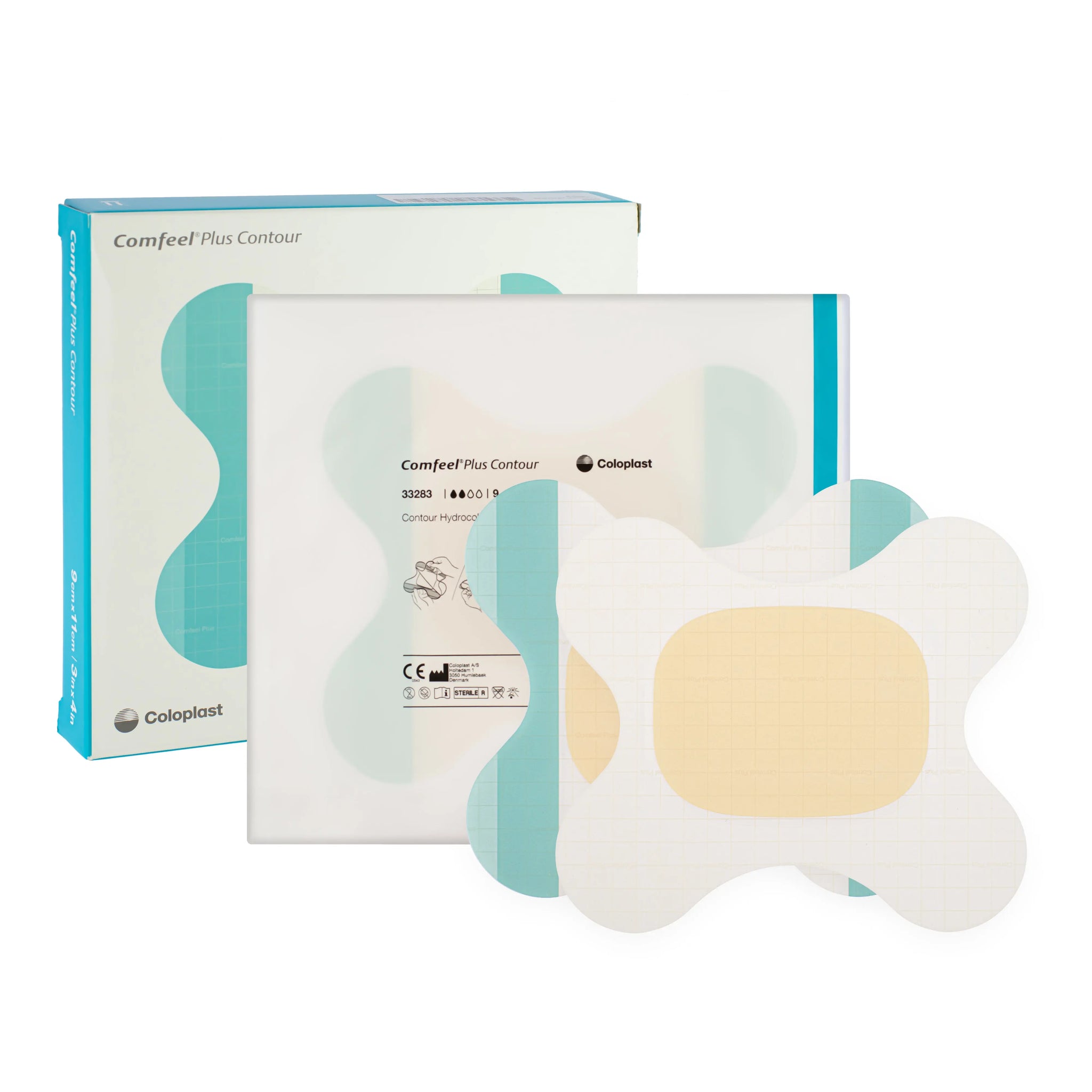 Comfeel Plus Contour Hydrocolloid Dressing (9cm x 11cm) | Vyne