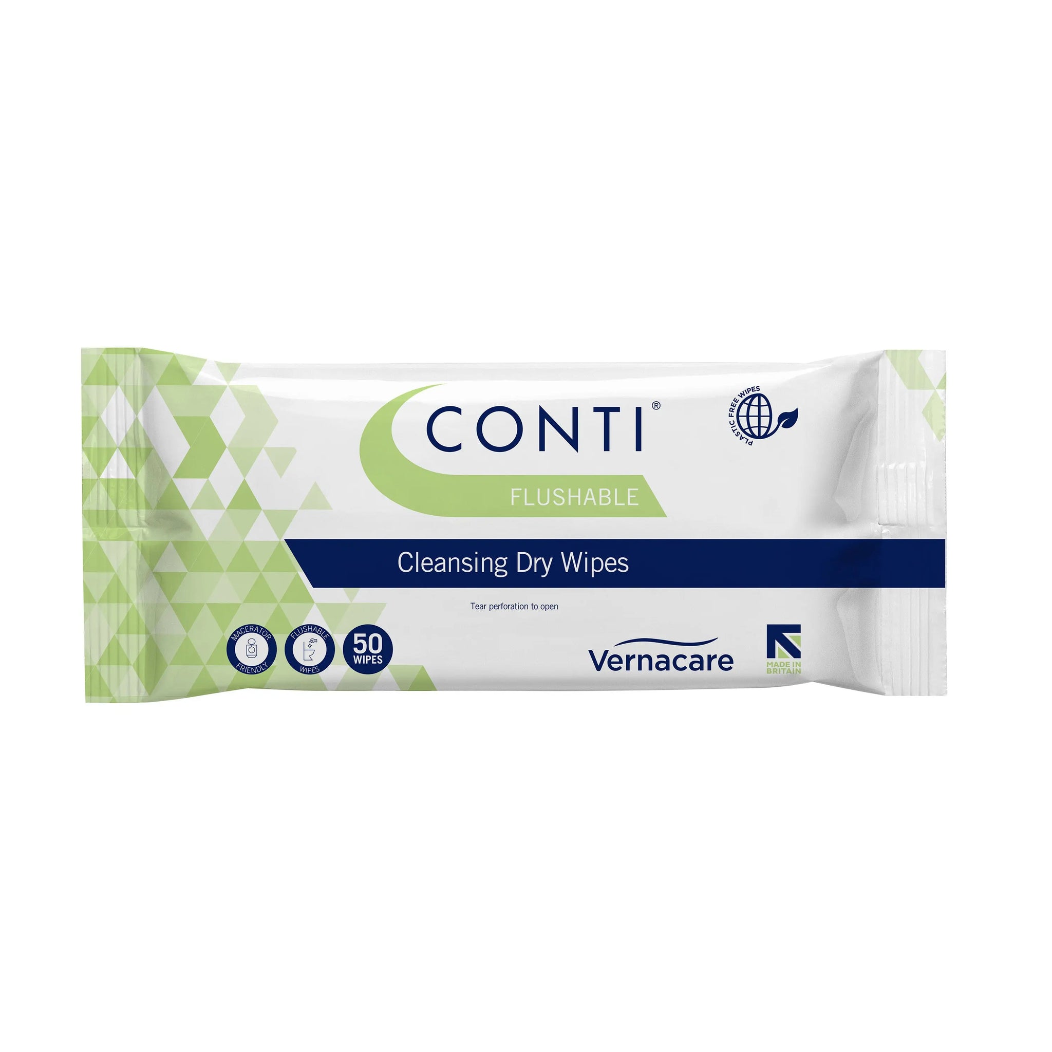 Conti Flushable Dry Wipes (x50) | Order Patient Cleansing Wipes | Vyne