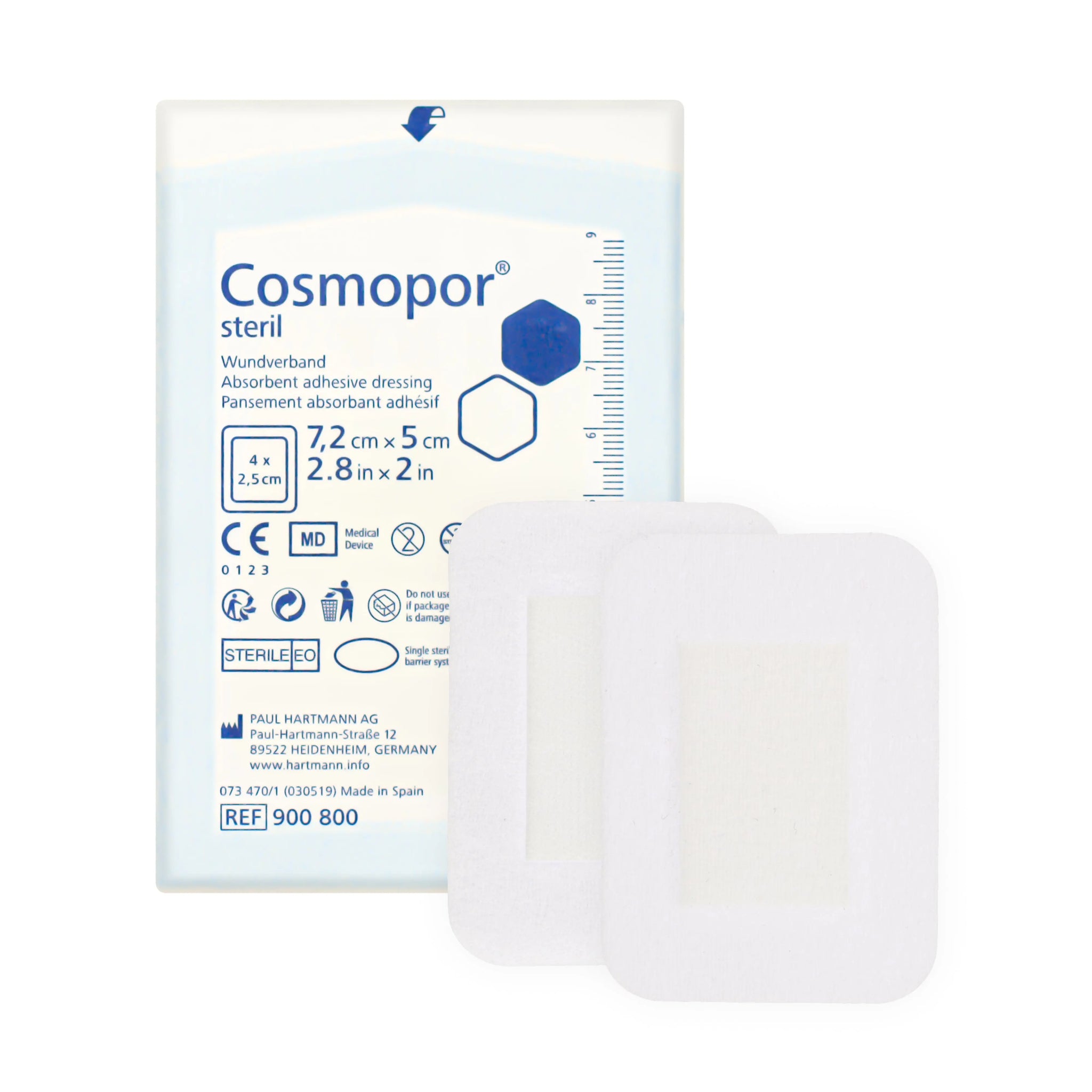 Cosmopor Sterile Adhesive Dressing (Multiple Sizes) (x1, 25 or 50) | Vyne