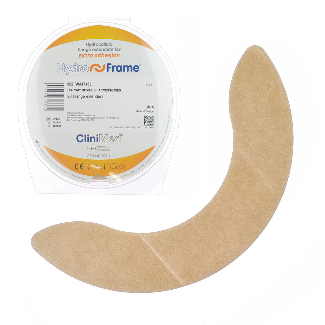 CliniMed HydroFrame Hydrocolloid Flange Honey Extenders (x20) | Vyne