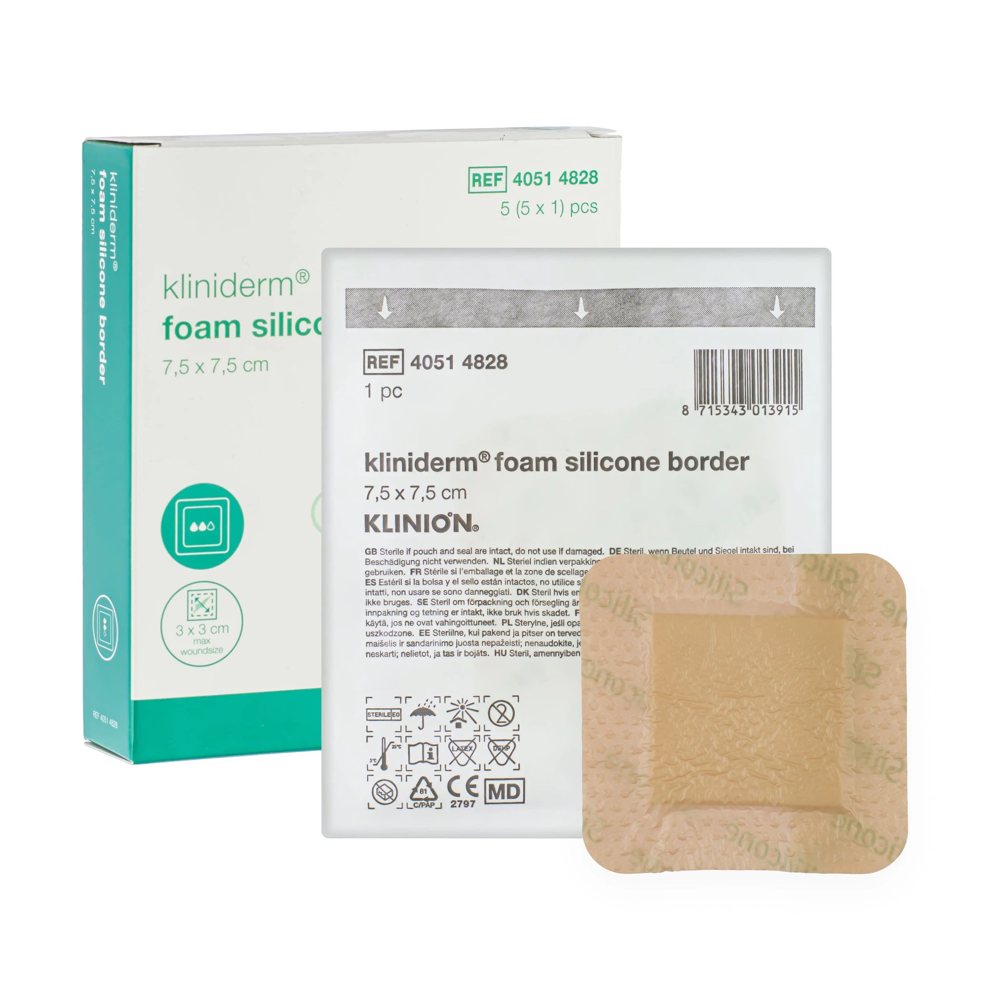 Kliniderm Foam Silicone Border Dressing (Multiple Sizes) | Vyne
