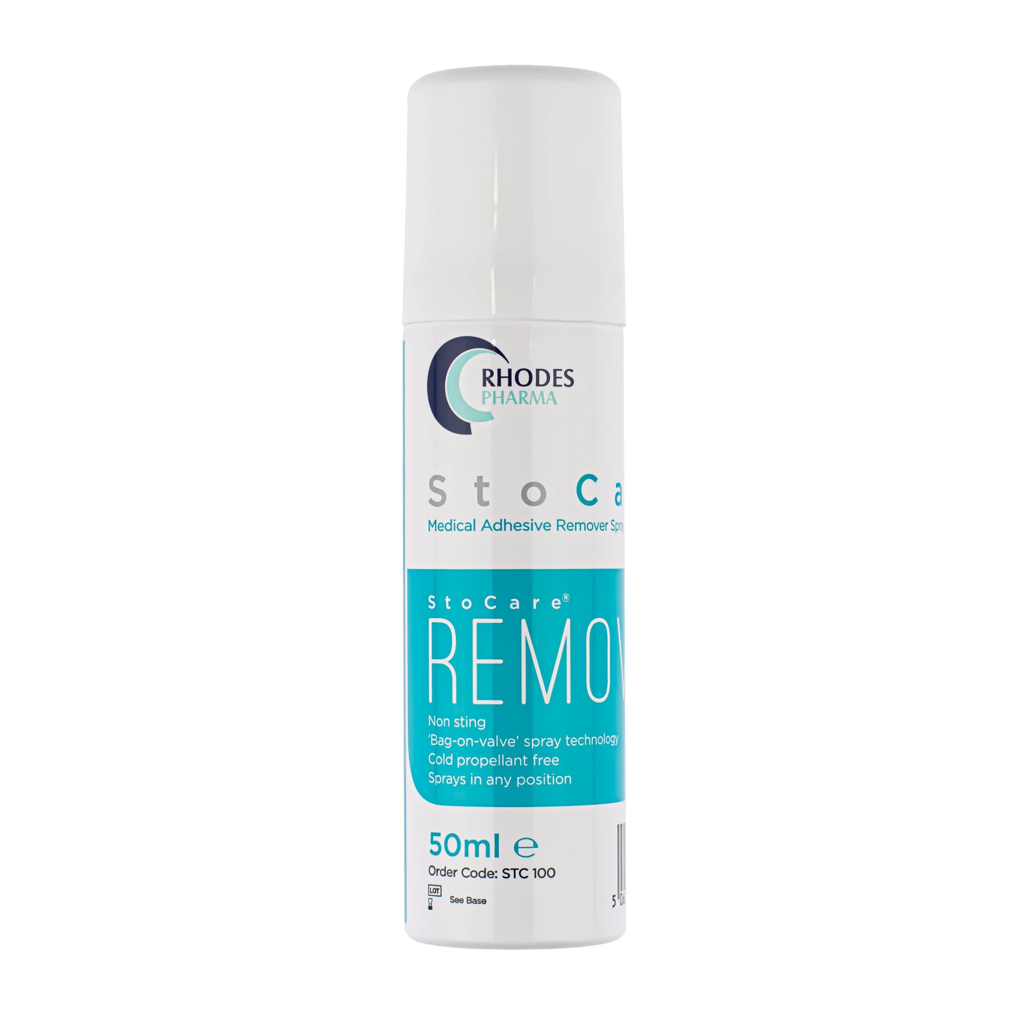 Rhodes Pharma StoCare Medical Adhesive Remover Spray (50ml) | Vyne