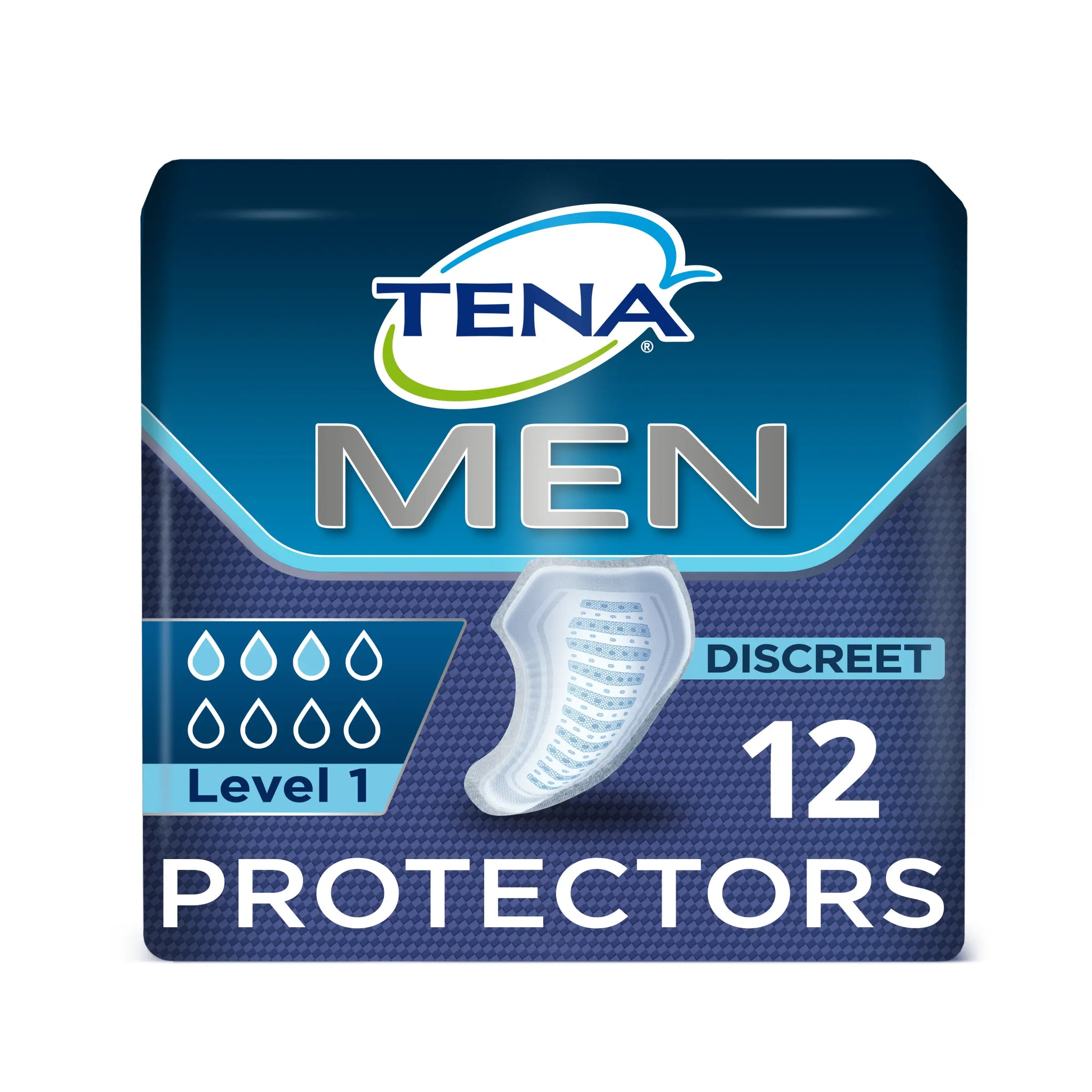 Tena Men Absorbent Incontinence Protector Pads (Level 1) (x12) | Vyne