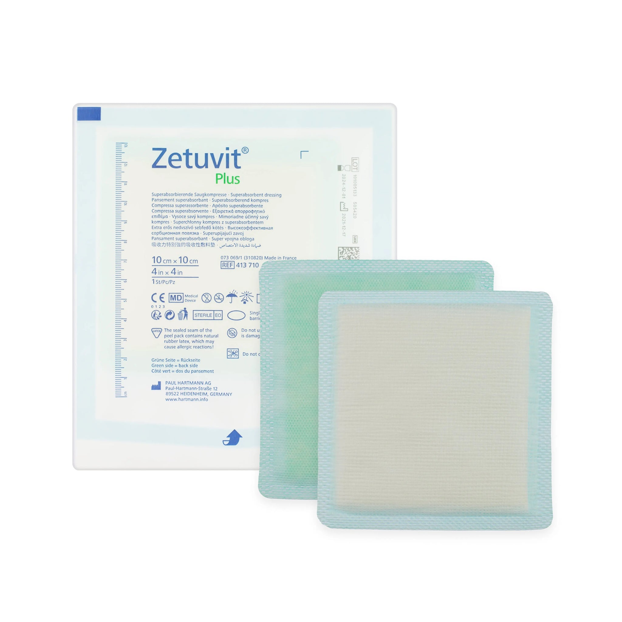 Zetuvit Plus - Non-Adhesive Superabsorbent Dressing Pad | Vyne